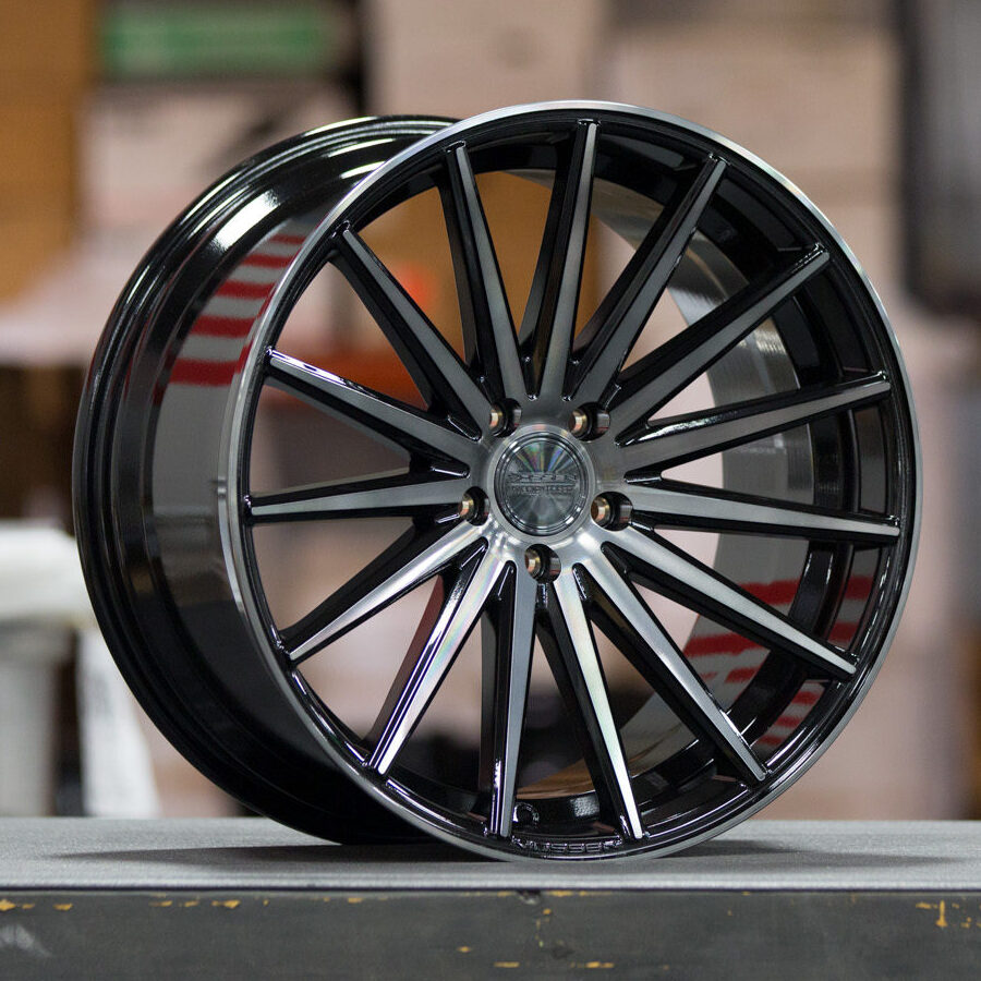 VOSSEN VFS2 Wheel Size 19 Gloss Black Machine Face - WebsterWheels.com