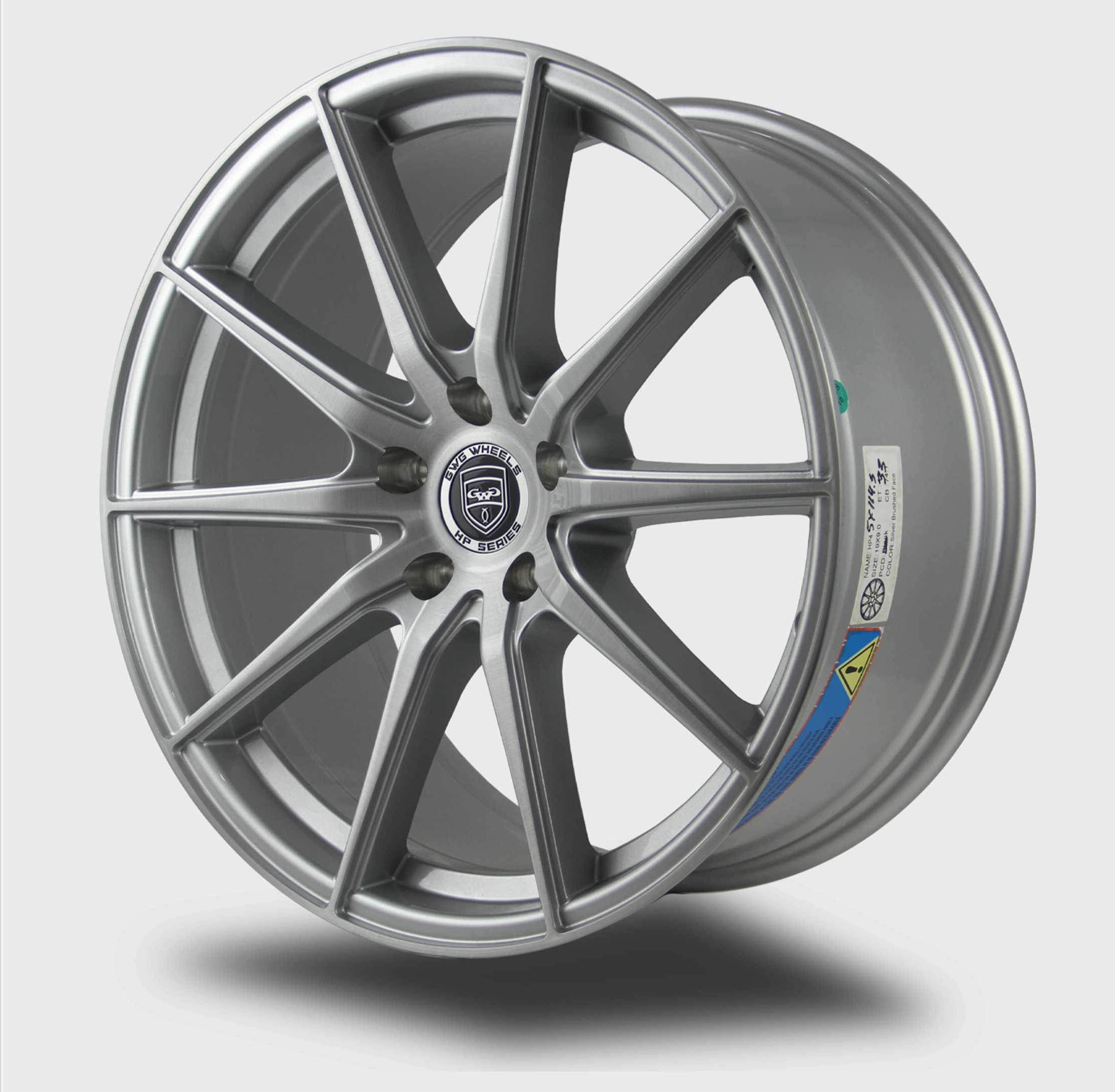 GWG HP4 Wheel Rim Size 19 Hyper Silver - WebsterWheels.com